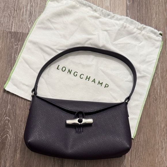 Longchamp | Bags | Longchamp Small Roseau Leather Shoulder Bag | Poshmark